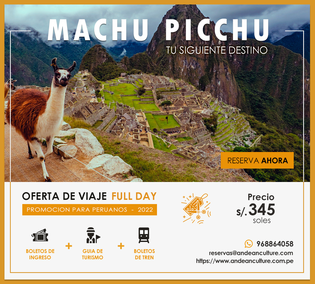 Tour a Machu Picchu en 1 día - oferta para peruanos